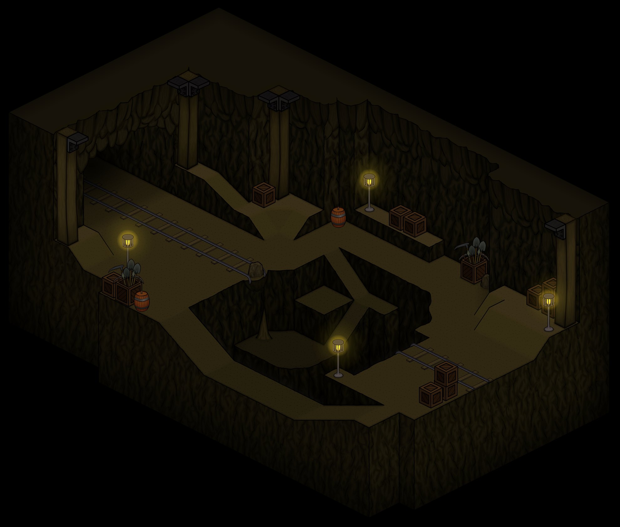 World's End Chapter 2 Maps - Mezzanine Stairs